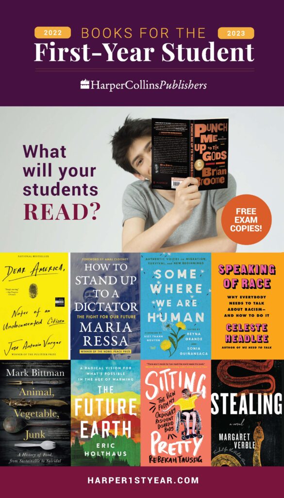 What will your freshmen read? Books for the first-year student